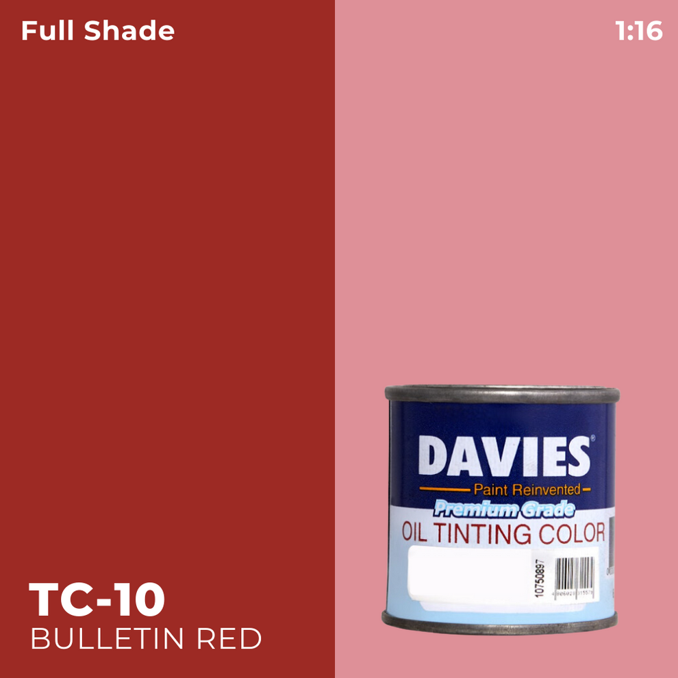 Davies Premium Oil Tinting Color Alkyd & Oil Base – Evercoat Painting ...