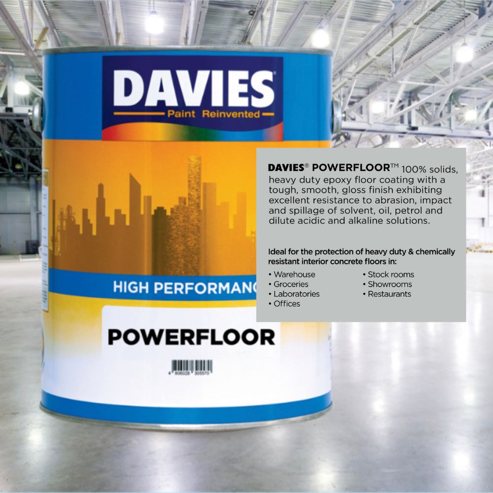 Davies Powerfloor™ Floor Coatings – Evercoat Painting Supplies