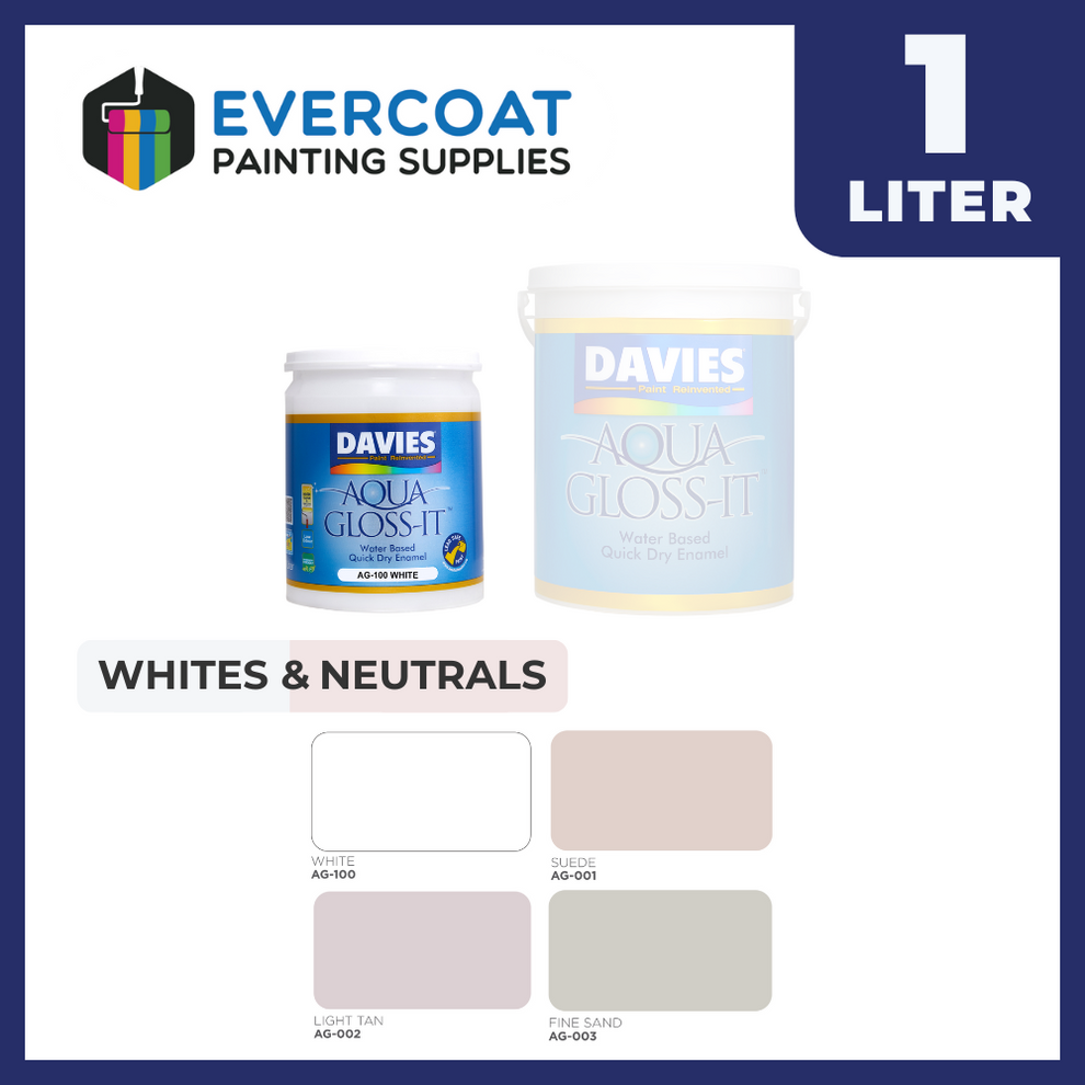 Aqua Gloss-it™ 100% Acrylic Quick Dry Enamel (Whites & Neutrals ...