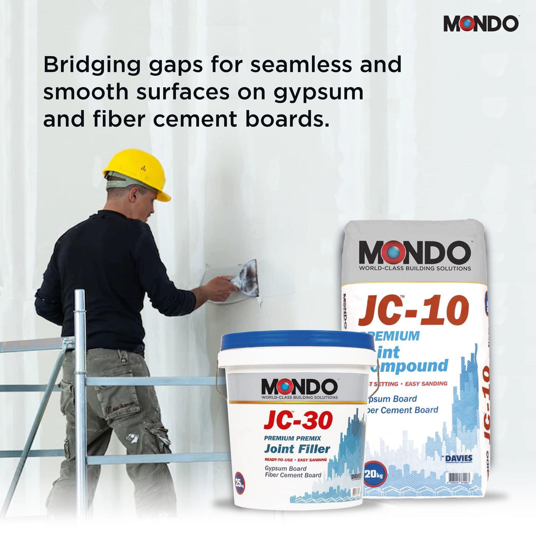 Mondo Premium Joint Compound Powder (JC™-10) 20kg – Evercoat Painting ...