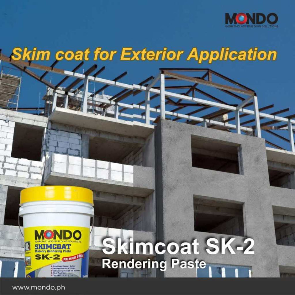 Mondo Skimcoat 2-Component Masonry Rendering Paste (SK-2) – Evercoat ...