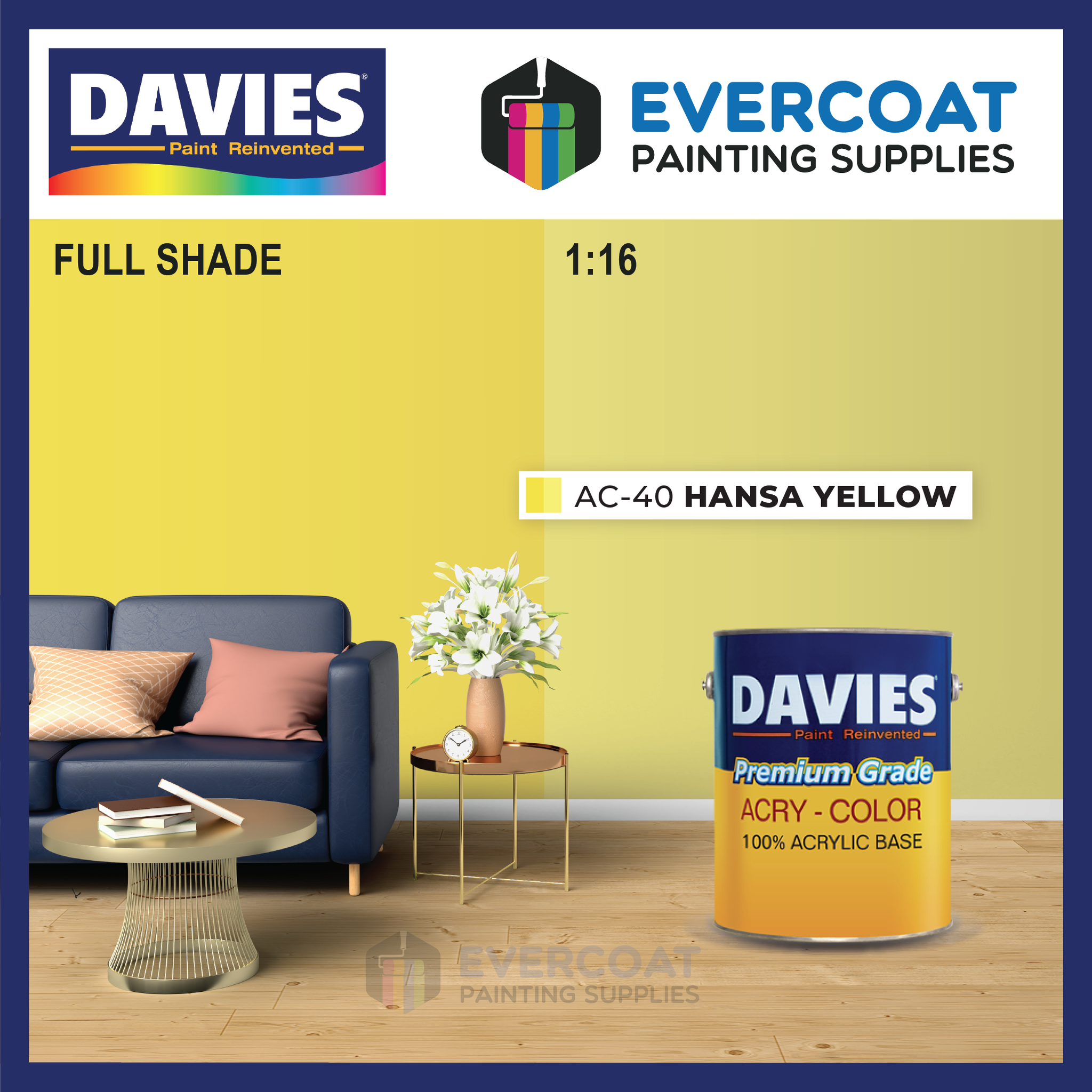 Davies Acry-Color 100% Acrylic Water-Based Colorant – Evercoat Painting ...