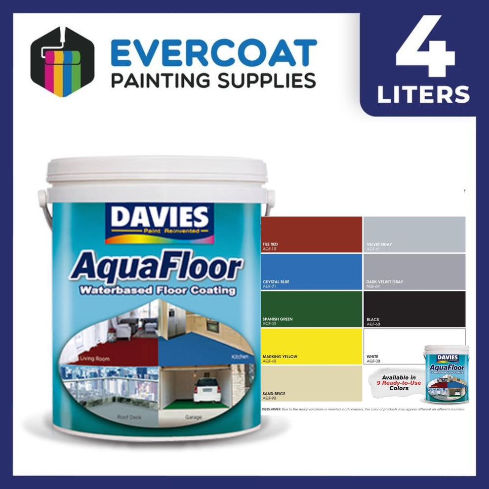 Davies Aquafloor™ Water-Based Floor Coating – Evercoat Painting Supplies