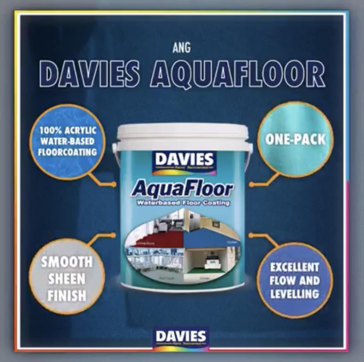 Davies Aquafloor™ Water-Based Floor Coating – Evercoat Painting Supplies