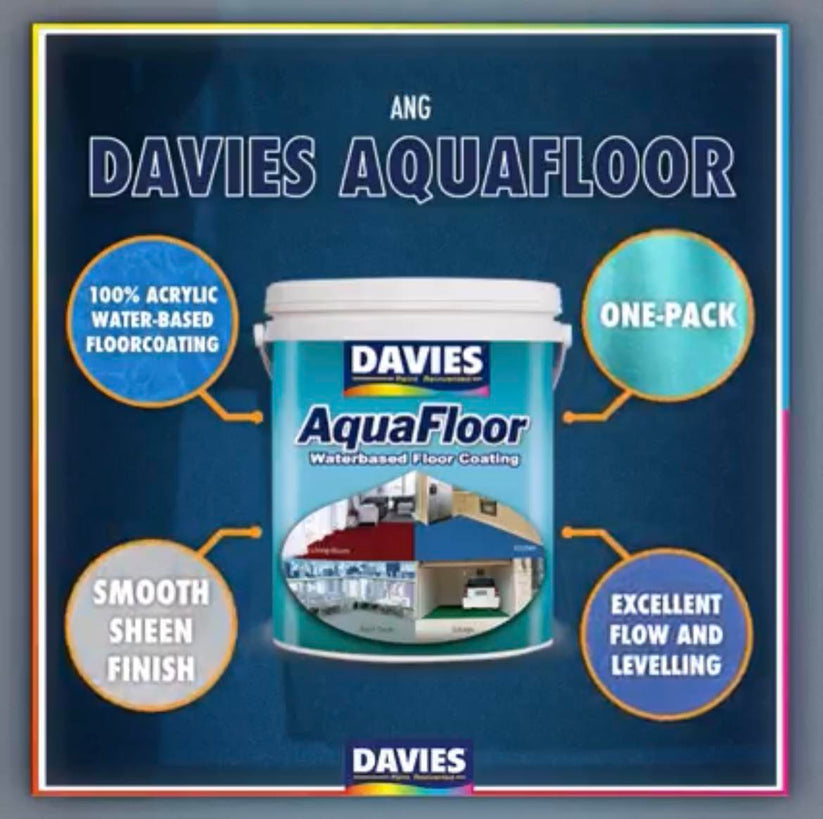 Davies Aquafloor™ Water-Based Floor Coating – Evercoat Painting Supplies