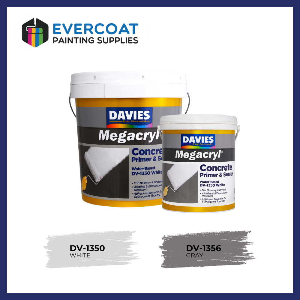 Megacryl® Concrete Primer & Sealer (Water-based) – Evercoat Painting ...