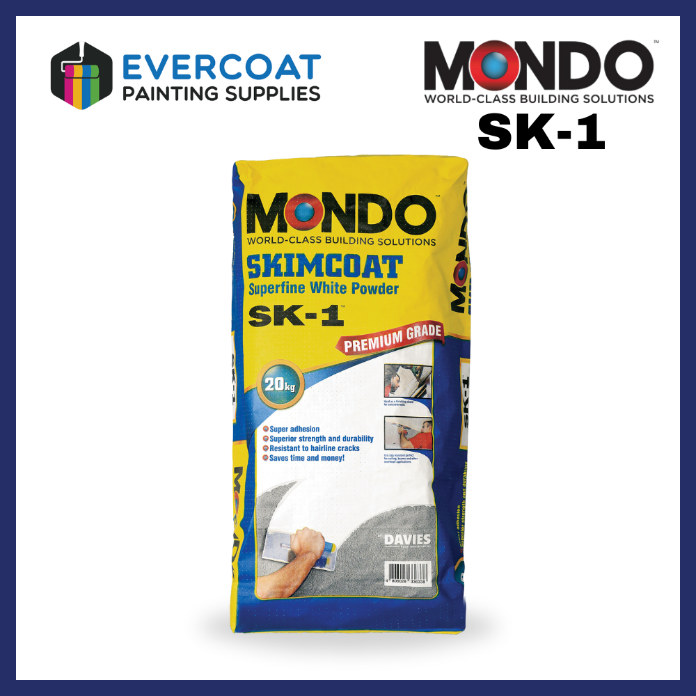 Mondo Skimcoat Superfine White Powder 20kg (SK-1) – Evercoat Painting ...
