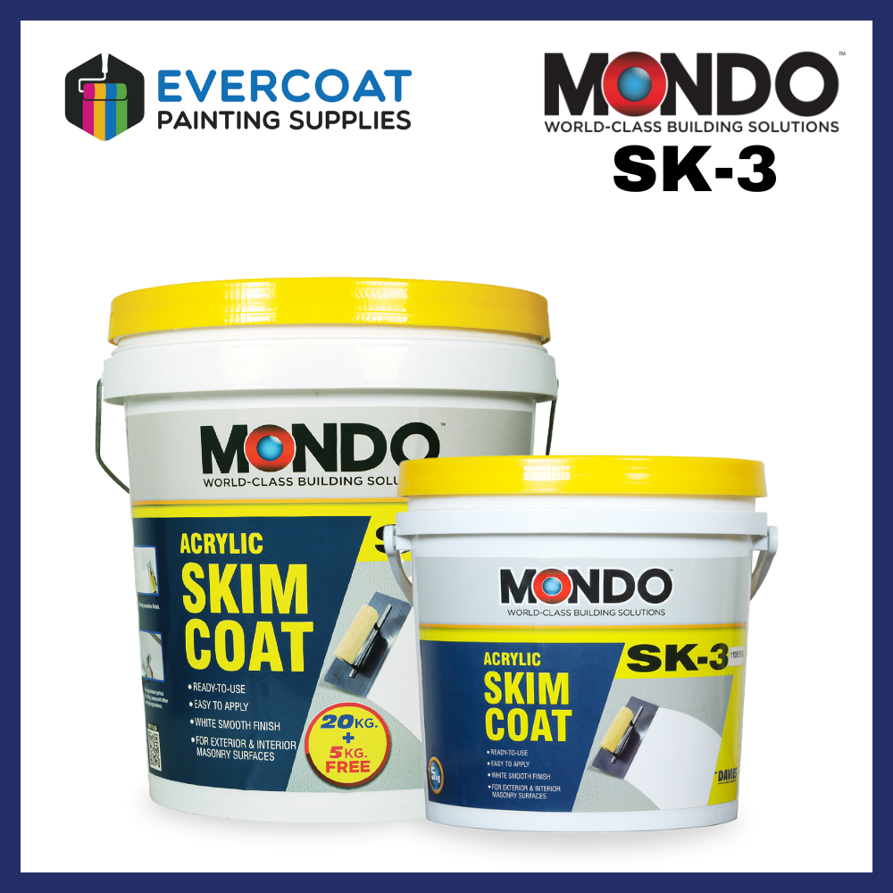Mondo Skimcoat Acrylic Skimcoat Ready Mix (SK-3) – Evercoat Painting ...